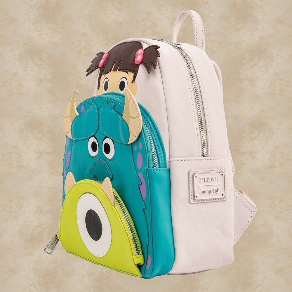 Loungefly Die Monster AG Sulley, Mike & Buh Rucksack